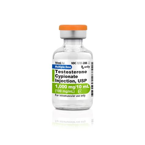 Testosterone Cypionate Injection 100 Mg Ml Multiple Dose Vial 10 Ml Each Mcguff