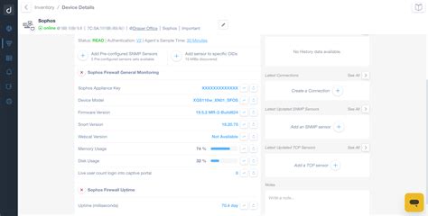 Domotz Sophos Monitoring