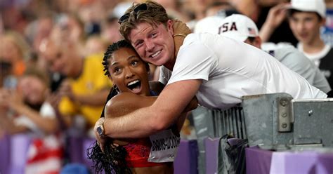Tara Davis Woodhall And Hunter Woodhall Met On The Track Field In High
