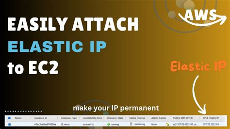 How To Attach An Elastic Ip To An Ec2 Instance Step By Step Aws Tutorial Youtube