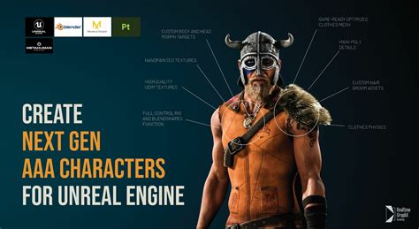 artstation create next gen aaa characters for unreal engine tutorials