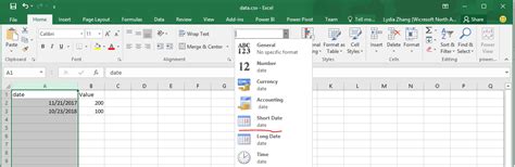 solved export to excel date always includes time microsoft fabric