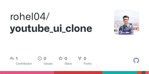 github rohel04 youtube ui clone