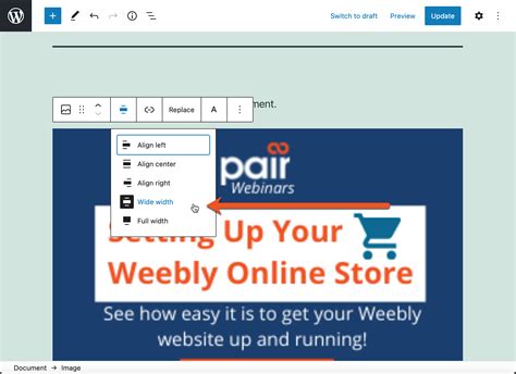 Block Editor How To Align Images In WordPress Knowledge Base Pair Networks