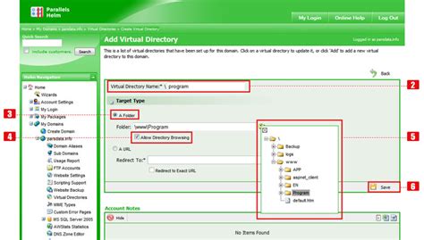 virtual directories