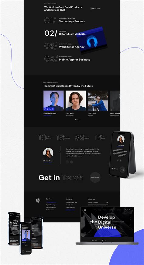UX UI Adaptive Design For Creative Agency Images Behance