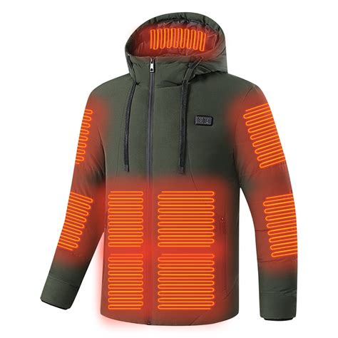Wiyuqeen Heated Jacket For Men And Women Warm Heated Coat With Pockets