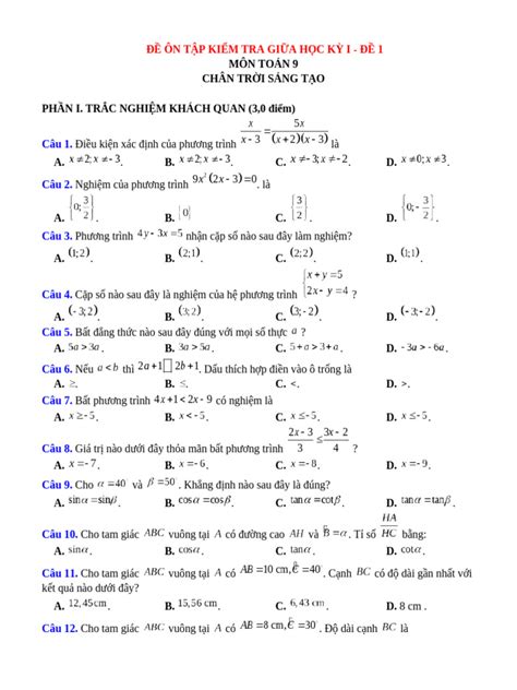 Toan 9 CTST | PDF