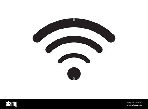 Wi Fi Symbol Signal Connection Vector Wireless Internet Technology Sign Wifi Network