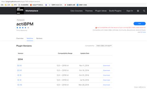 解决idea新版本无法使用activiti工作流actibpmn插件的问题 csdn博客