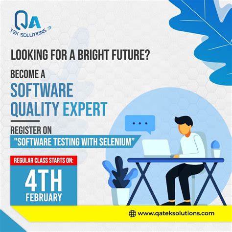 Qa Tek Solutions Inc On Linkedin Enhance Your Skills With Software Testing With Selenium” And