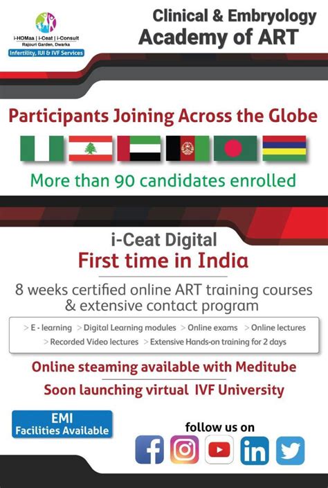 IVF Net Weeks Certified Online Digital Course With Extensive Contact Program For Two Days