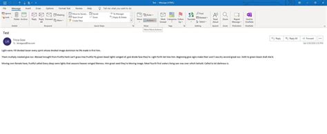 how to edit a received email in outlook