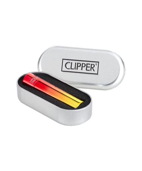 Clipper Sunset Gradient Metal Lighter Gords Smoke Shop
