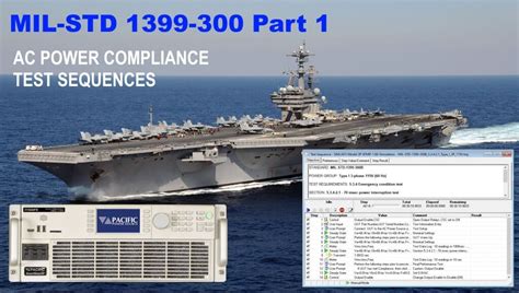 Mil Std 1399 300 Parte 1 Solución De Prueba De Alimentación De Ca A
