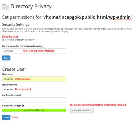 How To Password Protects Wordpress Admin Directory Infophilic