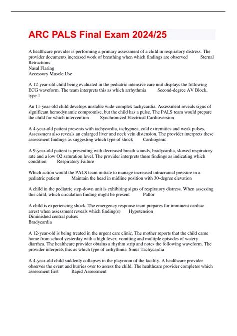 Arc Pals Final Exam 202425 Arc Pals Stuvia Us