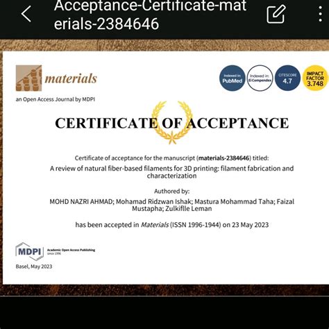 Ir Dr Mohd Nazri Bin Ahmad On Linkedin Im Happy To Announce That Our
