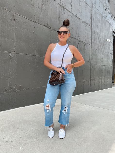 5 Ways To Wear A Basic White Tank For Summer The Rule Of 5 White