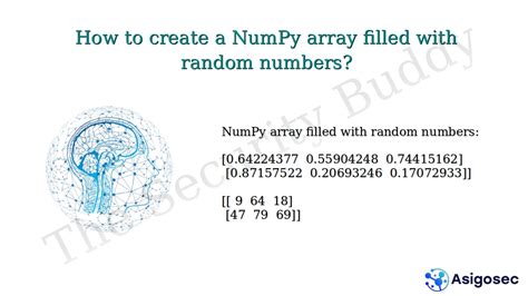 How To Create A Numpy Array Filled With Random Numbers The Security