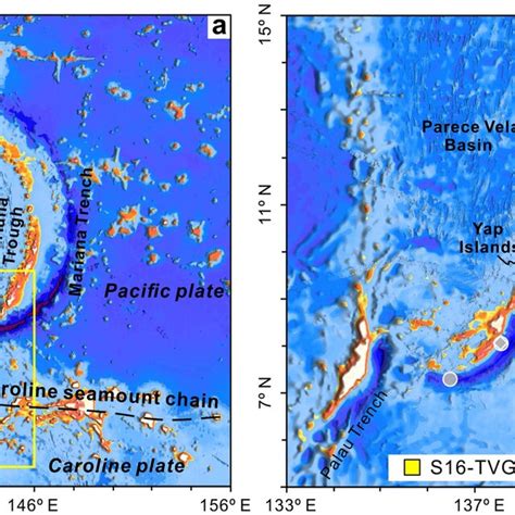Bathymetric And Tectonic Features Of The Yap Trencharc System In The