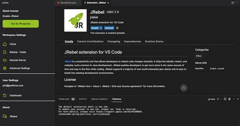 jrebel for vs code jrebel