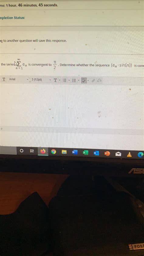 solved suppose the series sum from n equals 1 to infinity of