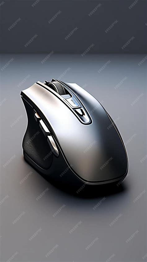 Premium Ai Image Mouse Computer Mouse Orthographic Rendering Octane High Tech Detailed K