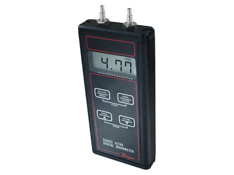 Handheld Manometer 0 To 200 0 In WC Tillescenter Test Measure Inspect Airflow Air Quality