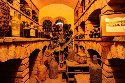 Interior View Of The Sunny View Of The 13th Century Style Castello Di