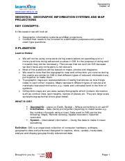 GIS Related Questions And Answers Pdf Geography Grade Learnxtra Co Za SESSION