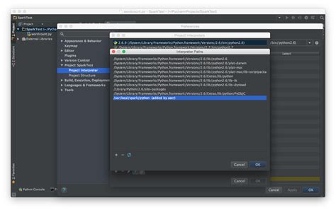 Pycharm And Apache Spark On Mac Os X By Prady Doddala Hackernoon