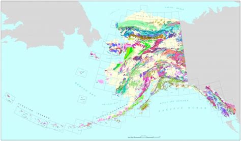 First Ever Digital Geologic Map Of Alaska Geology Page