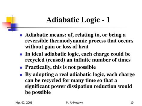 Ppt Adiabatic Logic As Low Power Design Technique Powerpoint