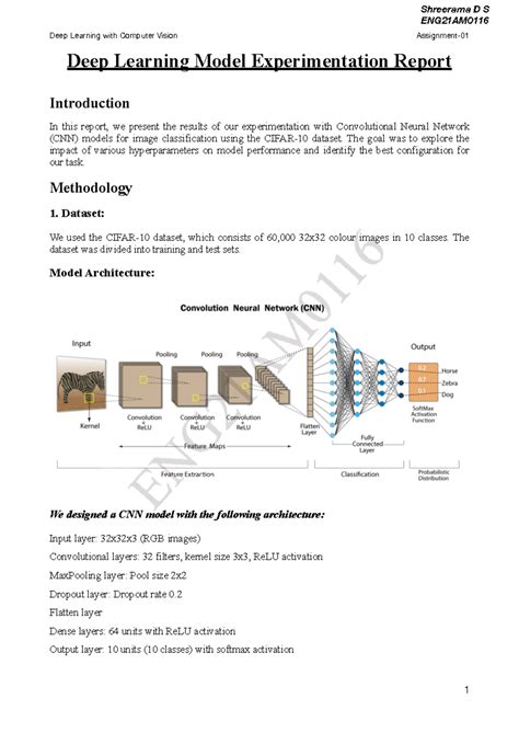 Dlcv Assignment 01 Deep Learning With Computer Vision Assignment
