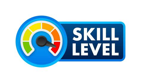 Skill Levels Growth Meter Indicator Skills Enhancement Vector Stock Illustration 29908724