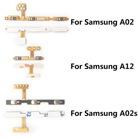 Power On Off Volume Side Button Key Flex Cable For Samsung Galaxy A02 A02s A12 Shopee Malaysia