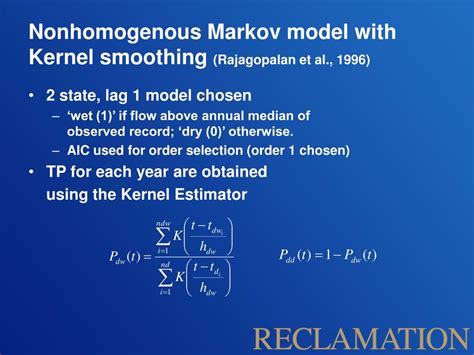 Ppt Stochastic Nonparametric Framework For Basin Wide Streamflow And Salinity Modeling