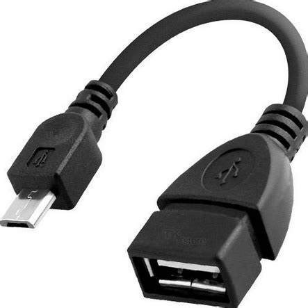 Cabo Adaptador Otg Usb Para Tablet Celular Motorola Samsung Micro Usb