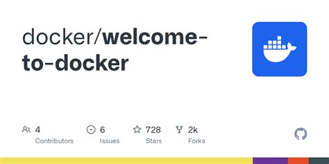 Github Dockerwelcome To Docker