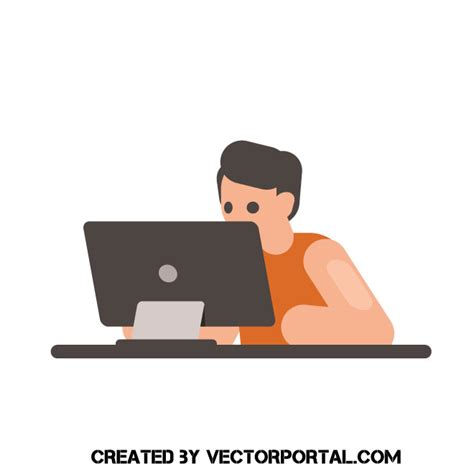 Programmer At Work Royalty Free Stock Vector Images And Clip Art