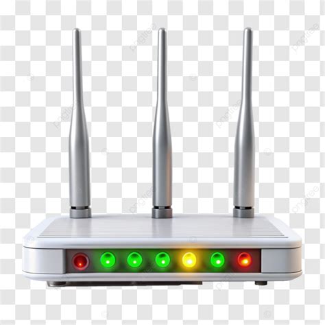 Router With Multiple Antennas And Indicator Lights Networking Device Illustration Wi Fi