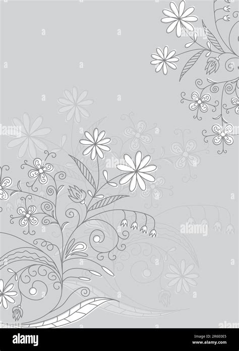 Floral Abstract Background Vector Illustration Stock Vector Image And Art Alamy