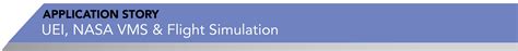 Application Story Uei Nasa Vms And Flight Simulation Aerospace Daq