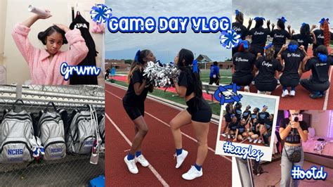 A Day In My Life As A Cheerleader 📣 I Grwm Pack Bag School Football Edition Ramariah