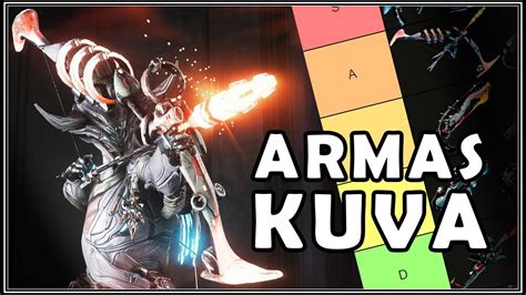 Tier List De Armas Kuva 2024 Y Buildselementos Warframe Youtube