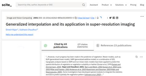 Generalized Interpolation And Its Application In Super Resolution Imaging