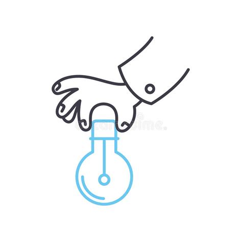 Solution Provider Line Icon Outline Symbol Vector Illustration
