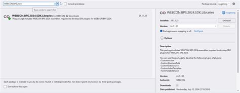 Create Extension Project In Vs Webcon Developer Portal
