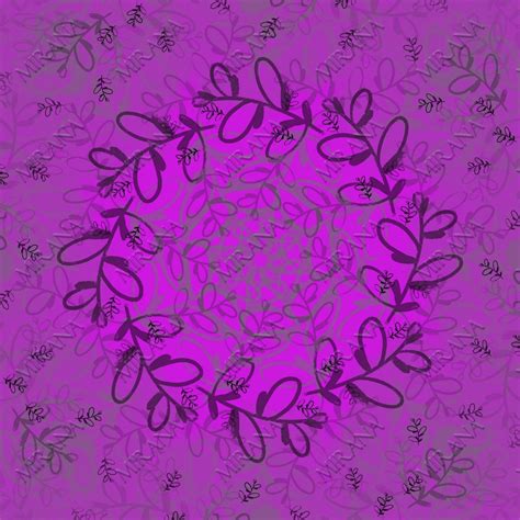 Фон с листочками абстракция цифровой рисунок Милена Иванова скачать на Wildberries